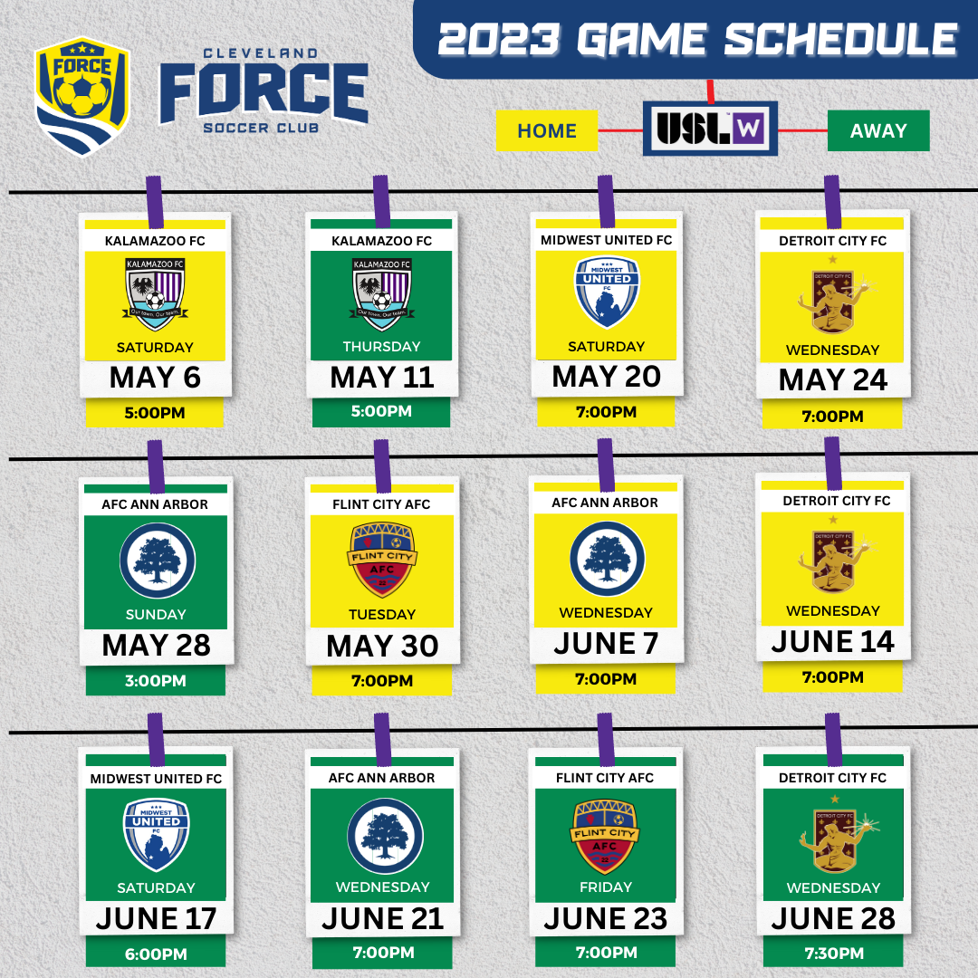 USL W League | Cleveland Force | Women's U23 Pre-Professional Soccer League