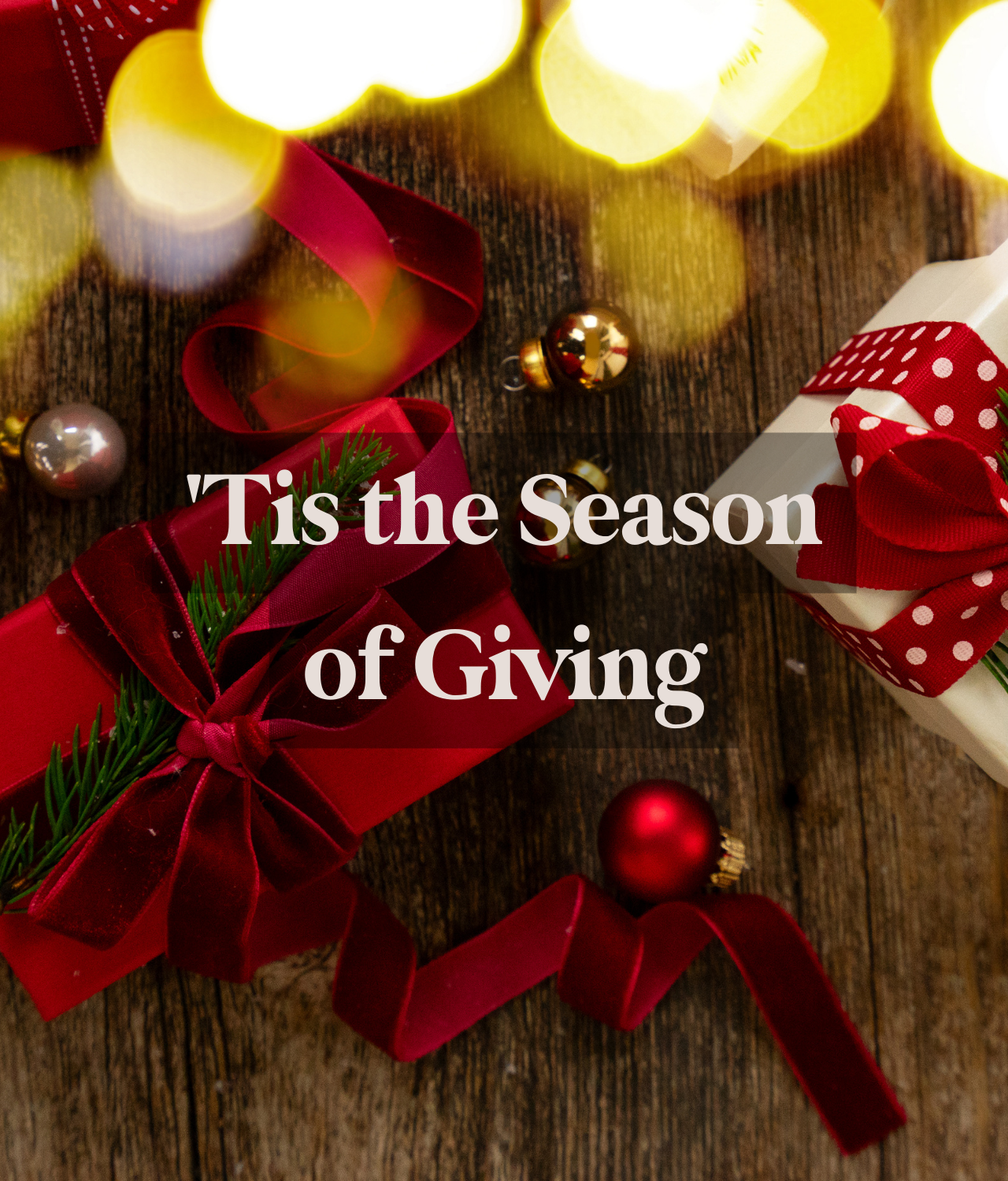 'Tis the Season of Giving at Woods