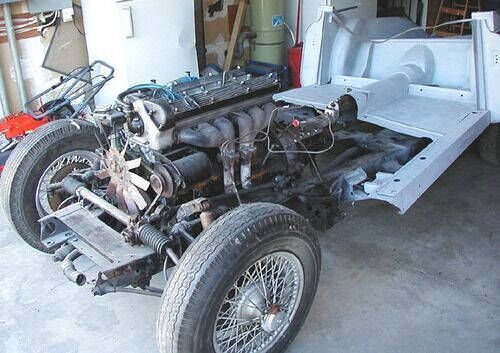 1958 Jaguar XK150 Powered Chassis