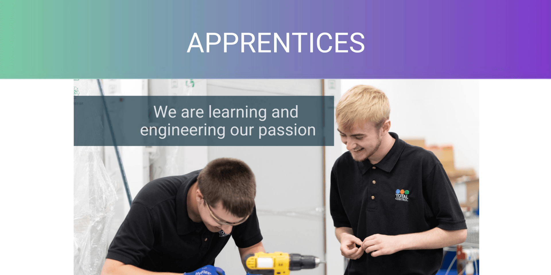Students Engineering Apprenticeships Earn while you Learn