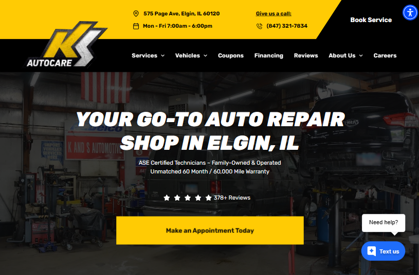 Reliable Auto Repair Service in Elgin, IL | KS Autocare