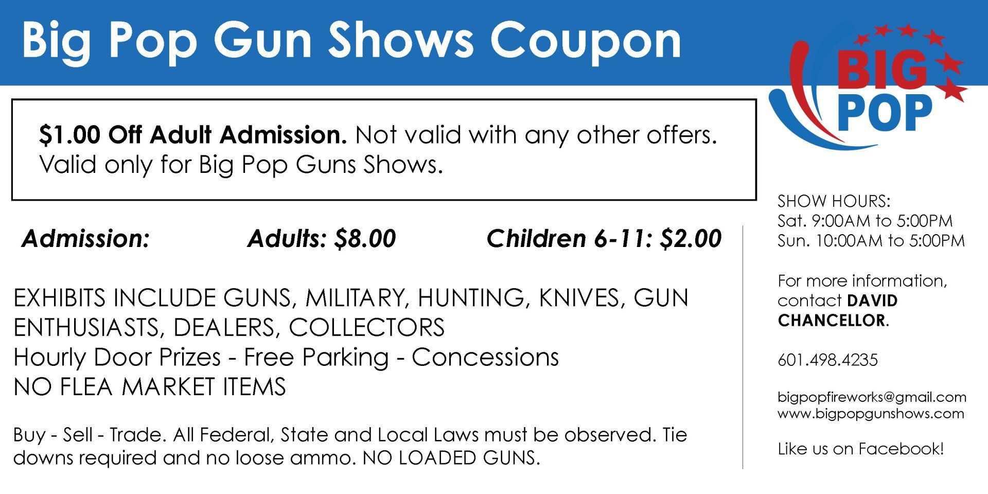 Big Pop Gun Shows