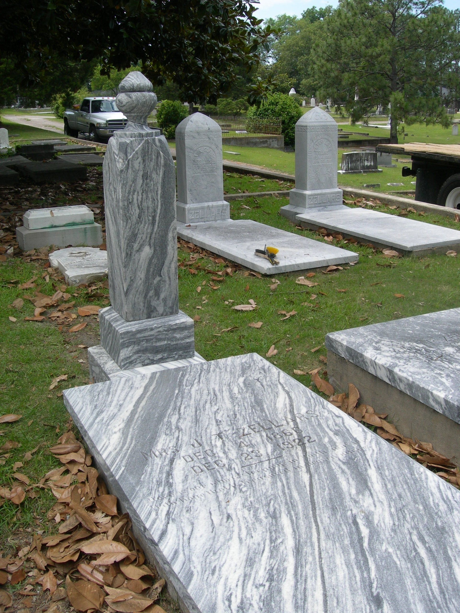 Ledgers (Slabs) | Georgia and Alabama | Columbus Monument Company