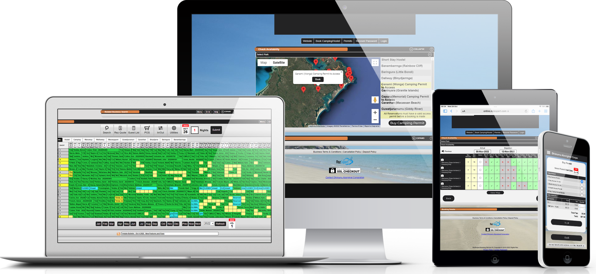 Property Management System for Indigenous Camping Permits | RezExpert