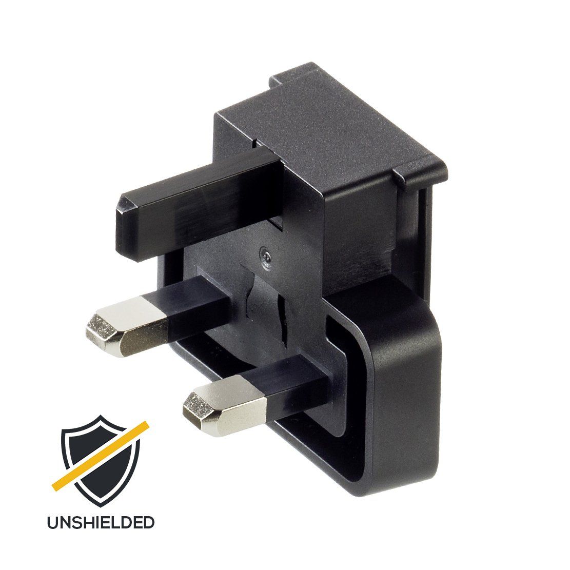 Interchangeable AC country plugs for power supplies