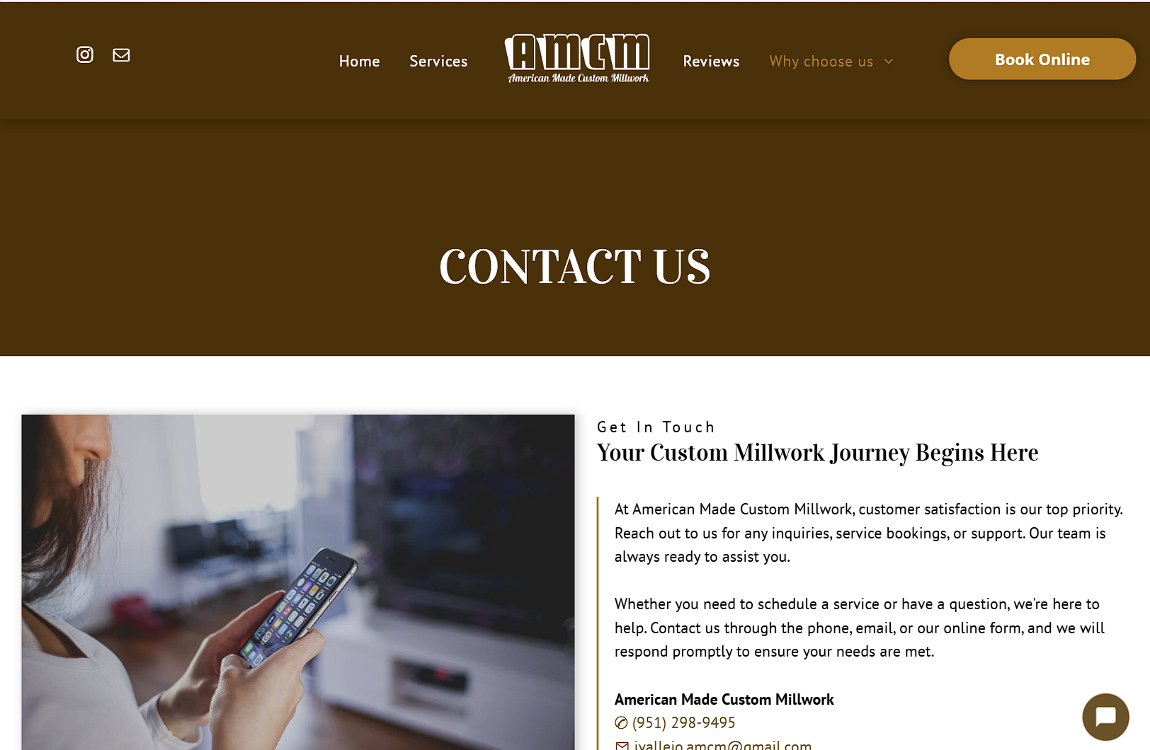 Contact Us | American Made Custom Millwork