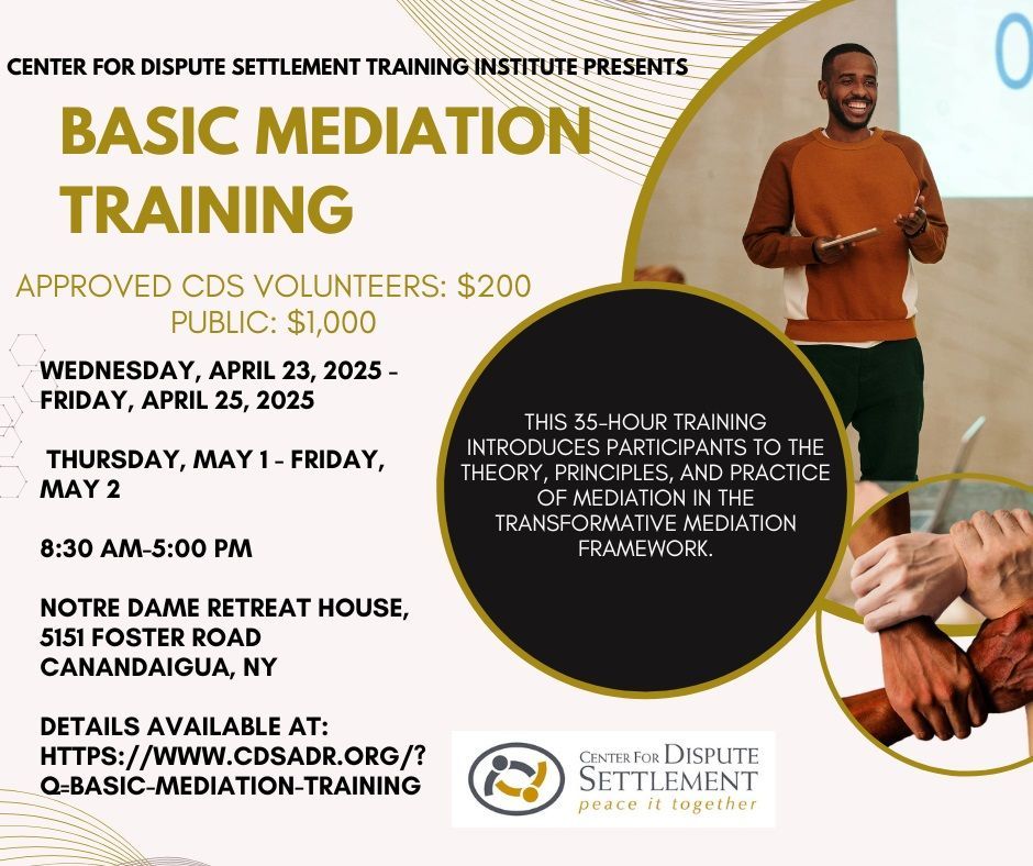 Events & Trainings | NYS Dispute Resolution Association