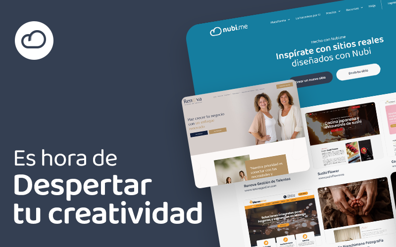 Nubi | Inspírate con sitios reales diseñados con Nubi