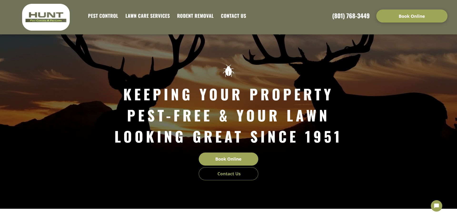 Pest Control & Lawn Care | Hunt Pest Control | Lehi, UT