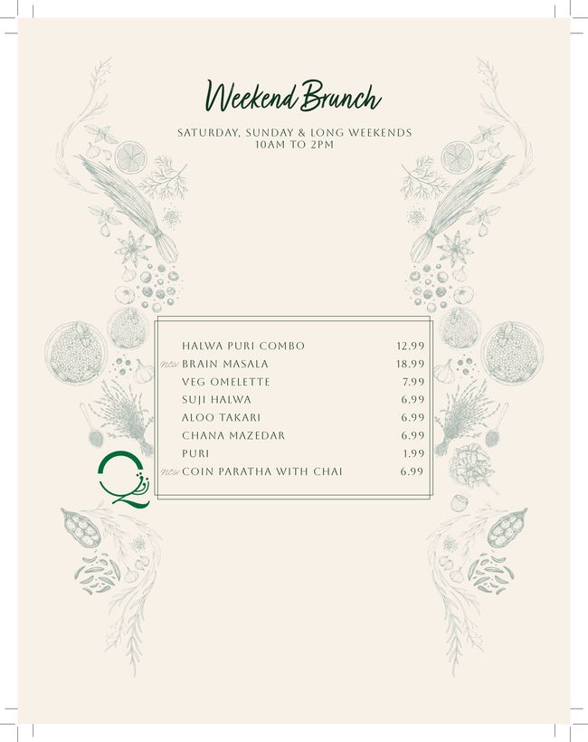 Explore Zauq’s Authentic Indian & Pakistani Food, Hakka & Halal Menu ...
