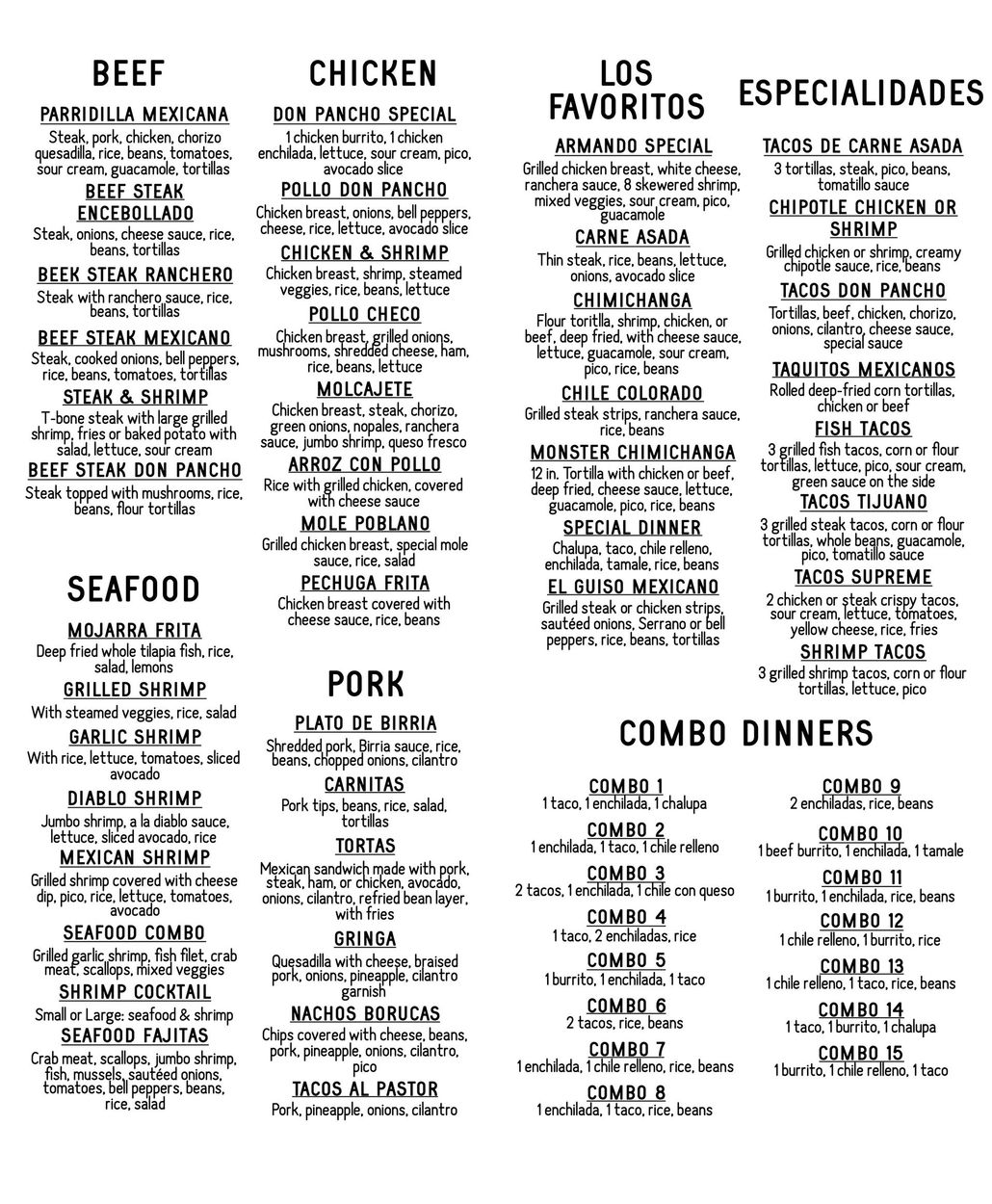 Don Pancho Mexican Restaurant