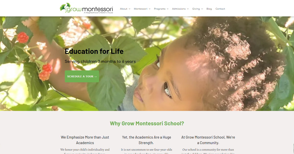 Tuition and Fees | Grow Montessori | Atlanta