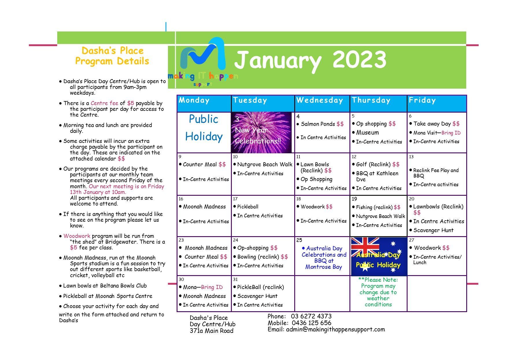 Day Respite Programs | Hobart, TAS