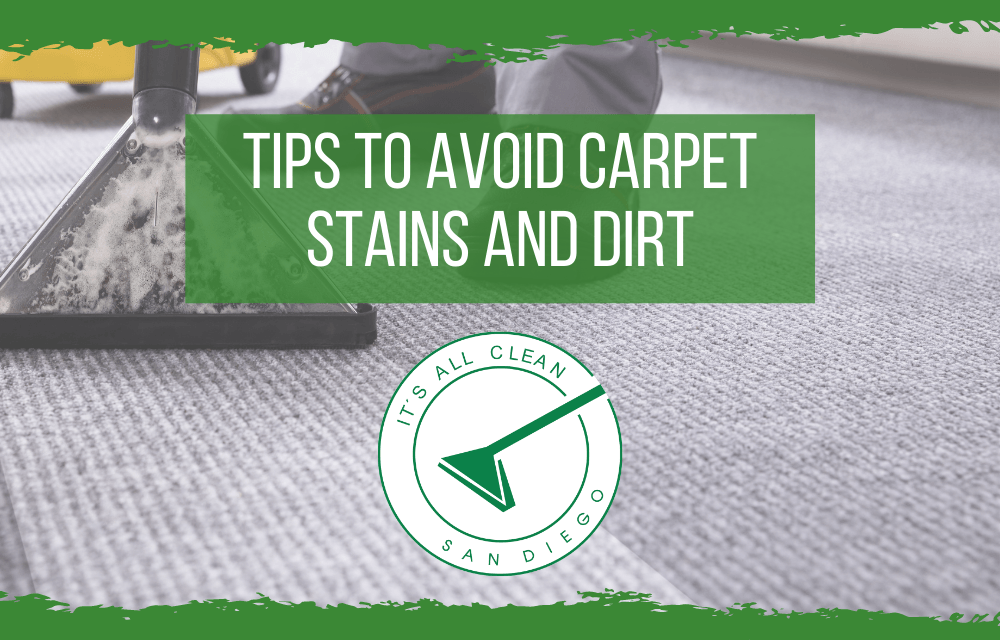 Tips to avoid Carpet stains and dirt