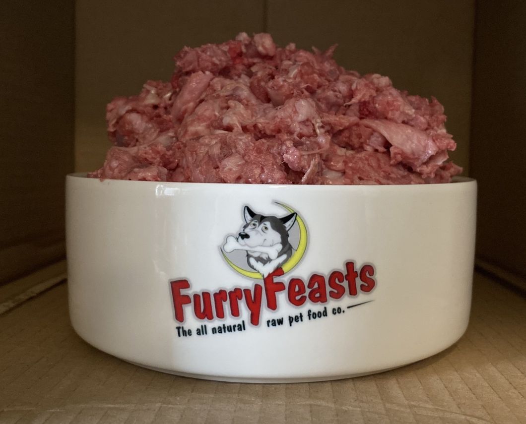 Raw Pet Food | Furry Feasts 100% Natural working dog food and treats.