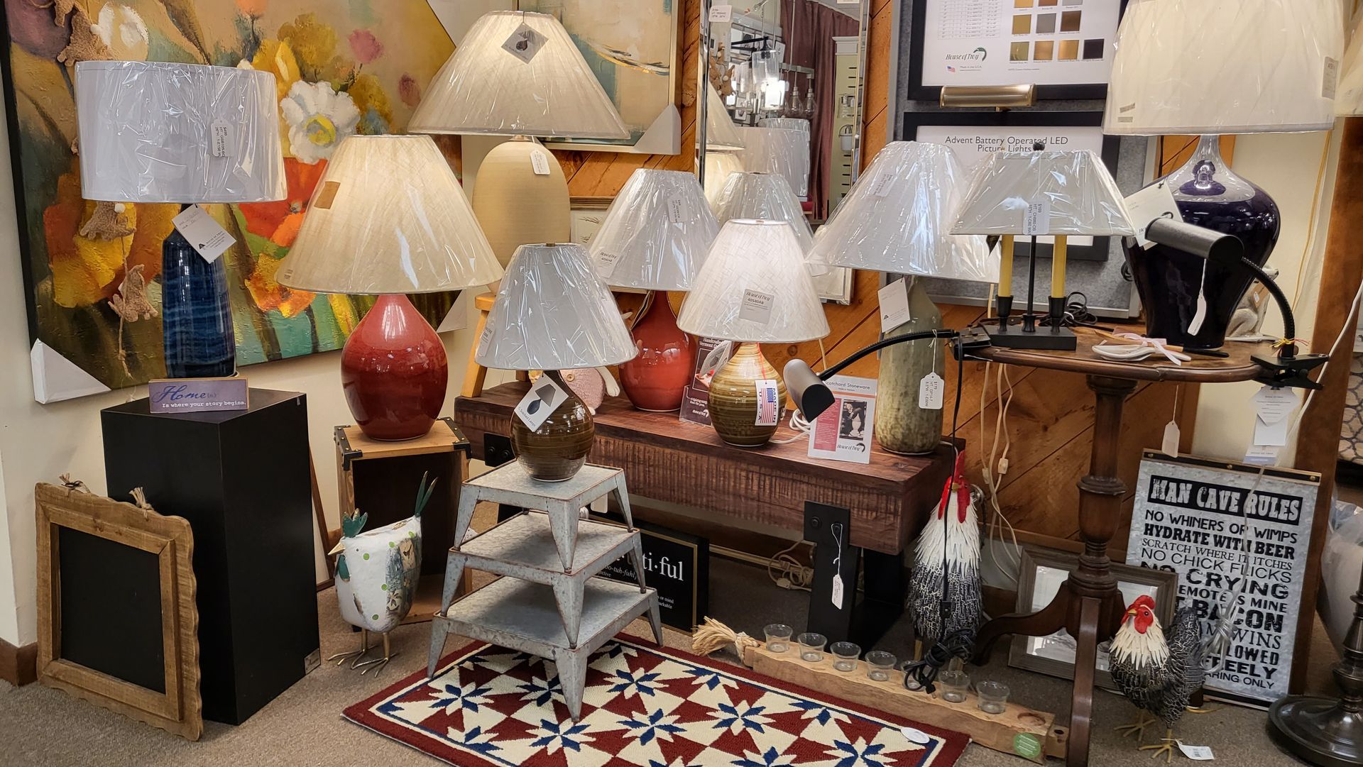 In-Store Photos | Avon Lighting Showroom