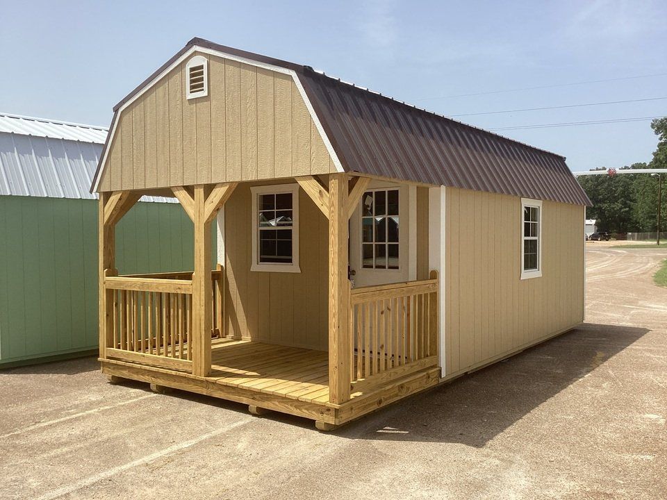 Portable Double Lofted Cabin | Shed Building For Rent To Own