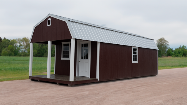 Barn Lofted House Cabin New 2019 Backyard Outfitters Deluxe Lofted