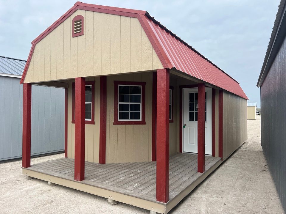 Deluxe Lofted Barn Cabin Shed | Portable Cabin For Sale