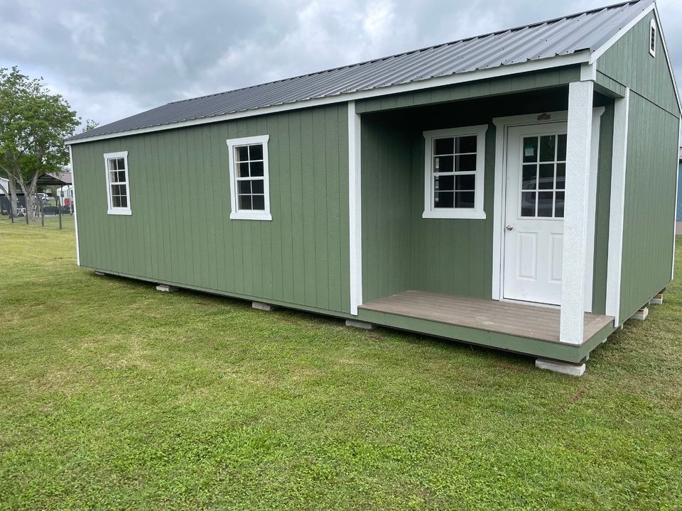Side Cabin with Porch | Stor-Mor Portable Buildings