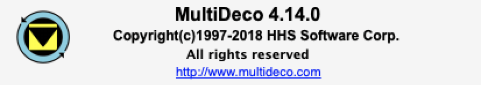 MULTIDECO DIVE SOFTWARE