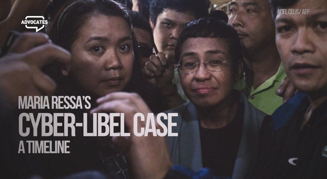 Maria Ressa’s Cyber-libel Case: A Timeline