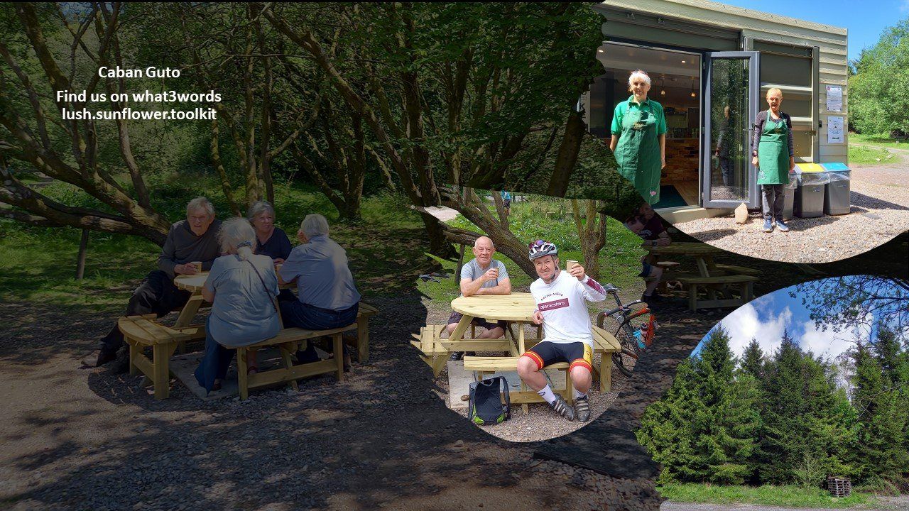 Official Opening of Caban Guto by Cath King (volunteer)
