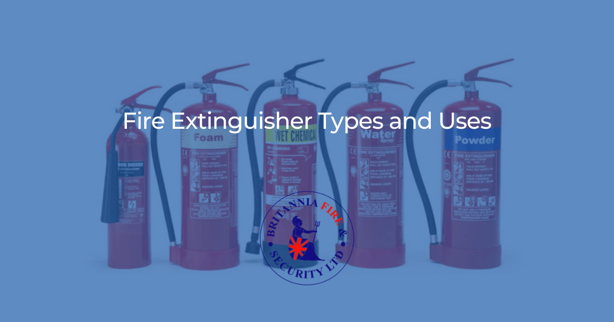 Fire Extinguisher Types and Uses | Britannia