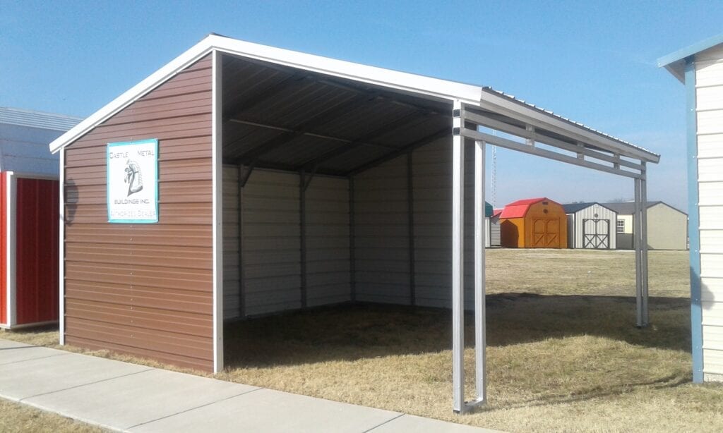 Loafing Shed | Castle Metal Buildings - Kemp, TX