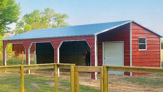 Loafing Shed | Castle Metal Buildings - Kemp, TX