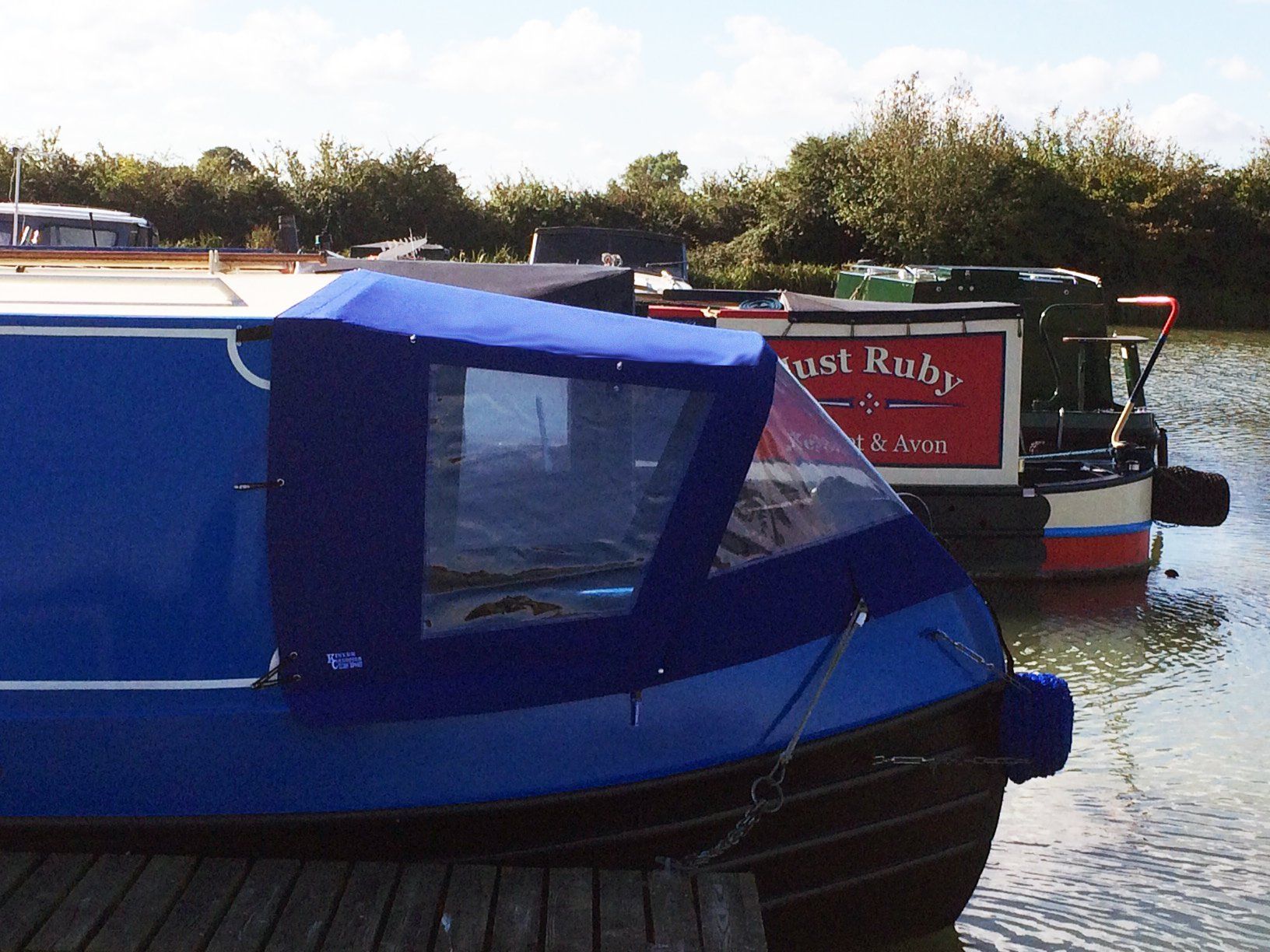 Customised narrowboat and wide beam covers in the UK