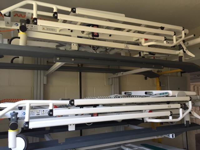 Hospital bed stackers | D J Hill Engineering Services Ltd