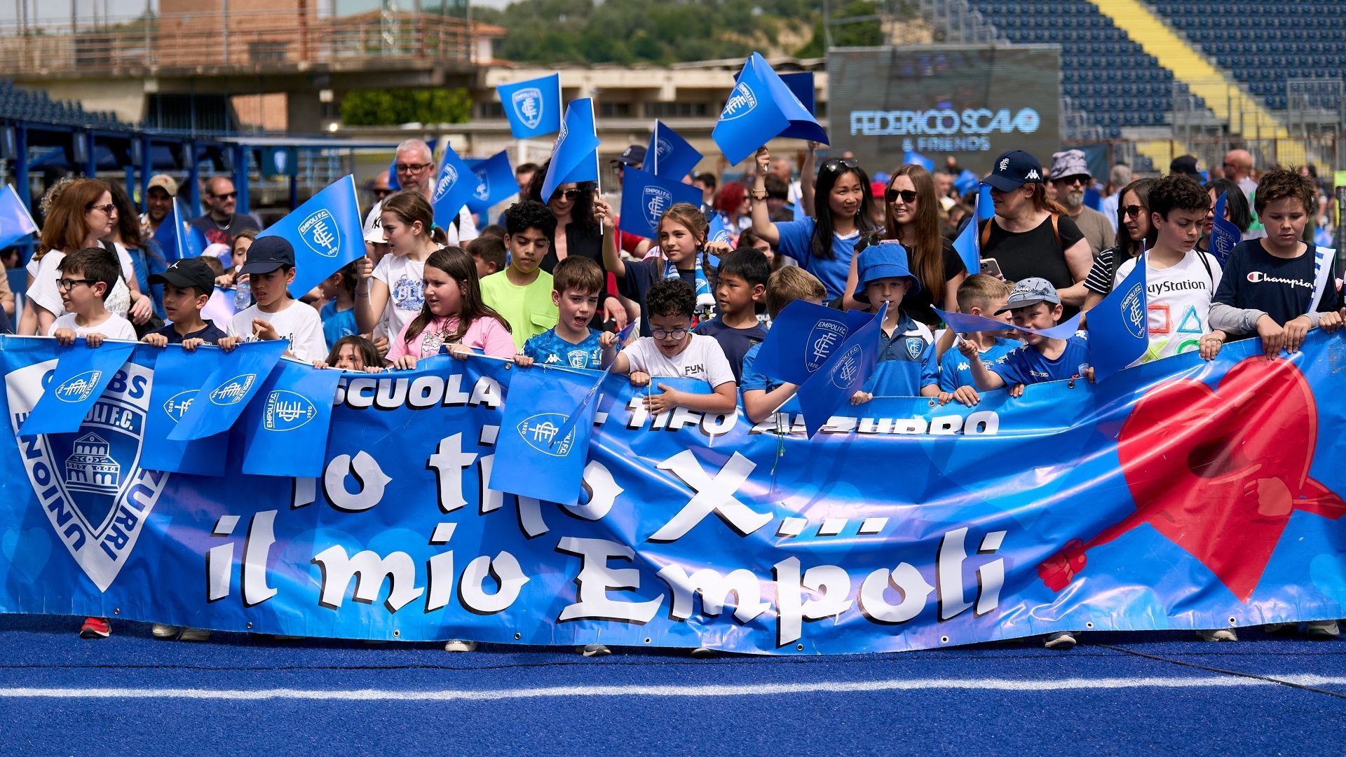 Empoli-Bari, la Scuola del Tifo al Castellani Computer Gross Arena
