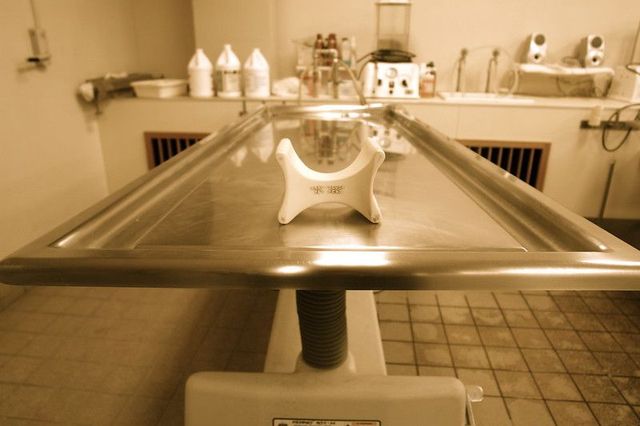Indiana Funeral Home Embalming Room