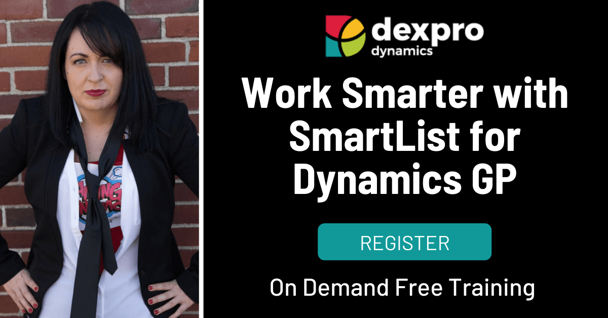 Learn SmartList for Dynamics GP | Dexpro Dynamics