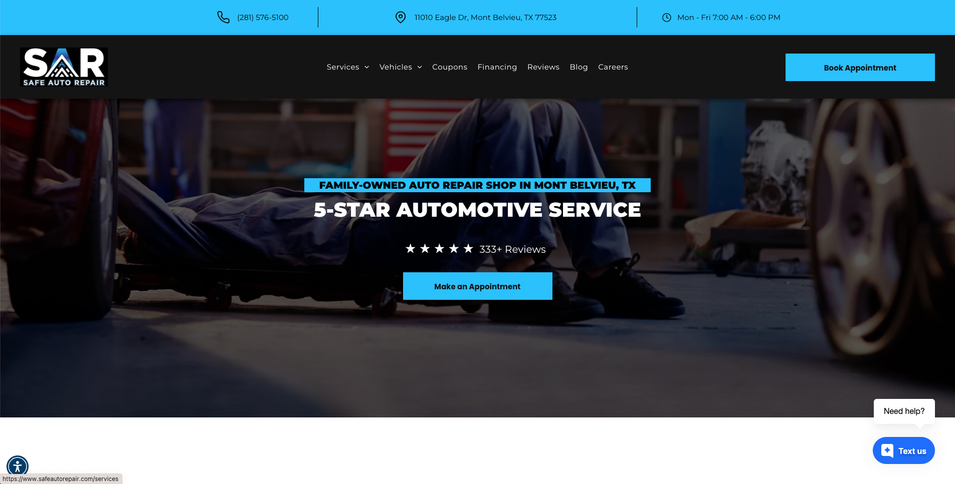 Safe Auto Repair - Auto Shop in Mont Belvieu & Baytown