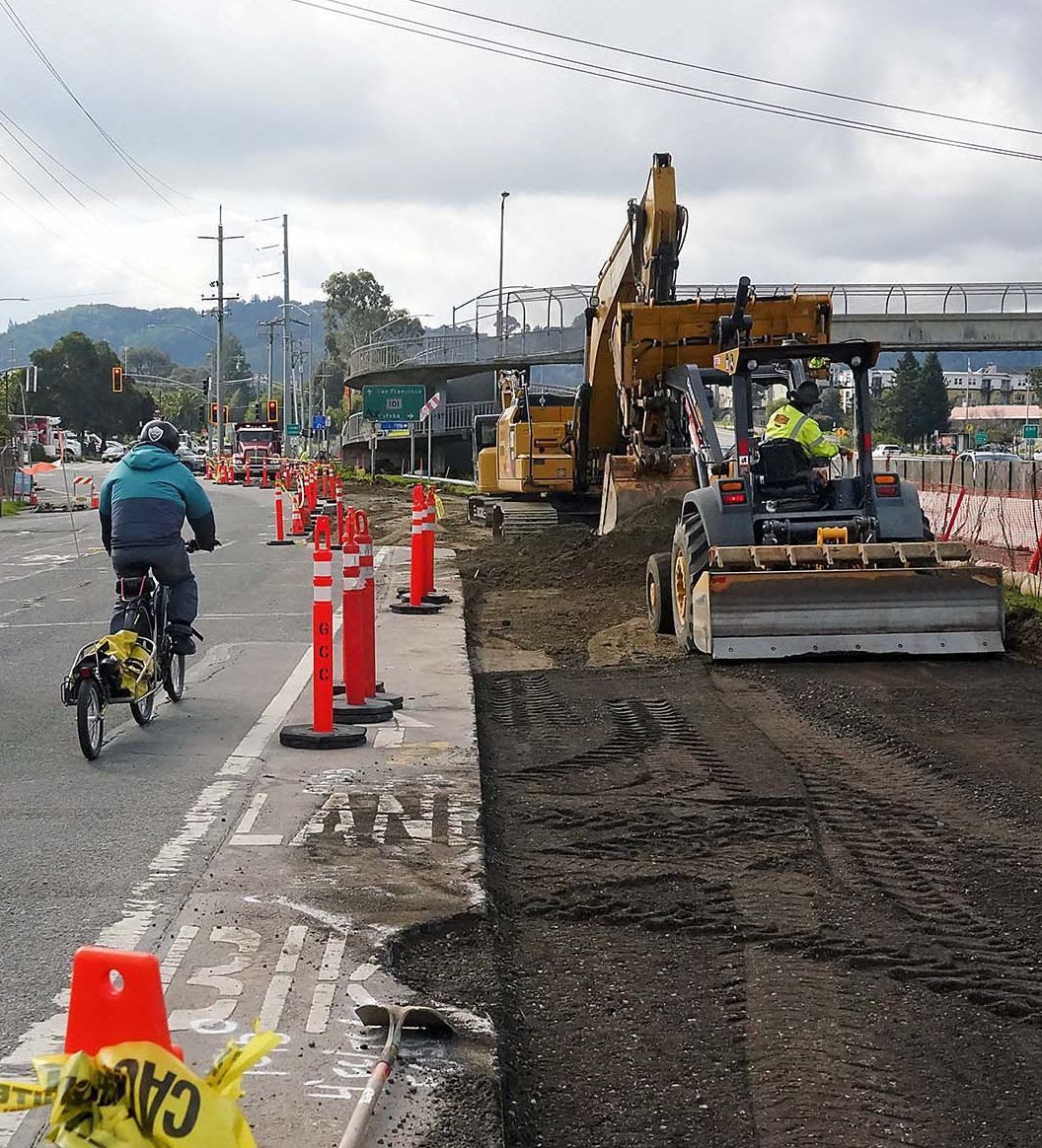 More Bike Path in Larkspur