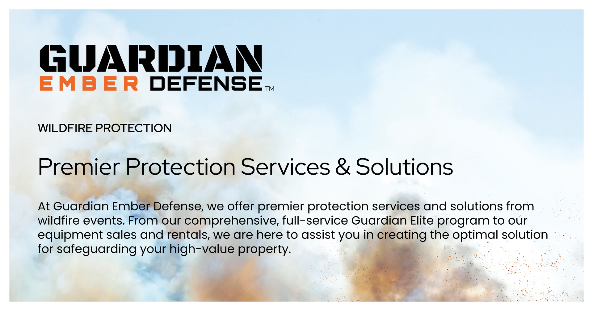 Wildfire Protection Services | Guardian Ember Defense