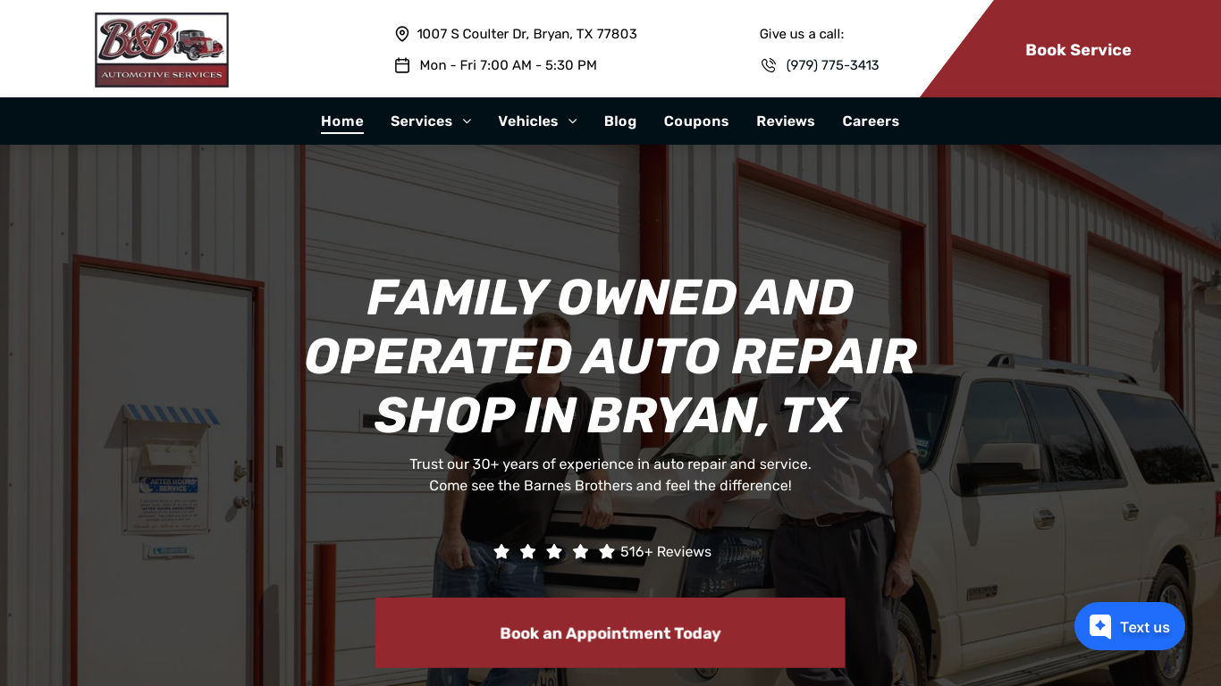 Expert Auto Repair in Bryan, TX | B&B Automotive Services