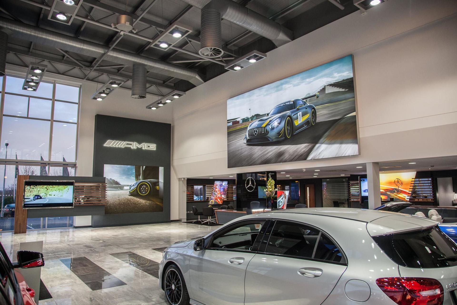 Car showroom designs by Edgar Shopfitting