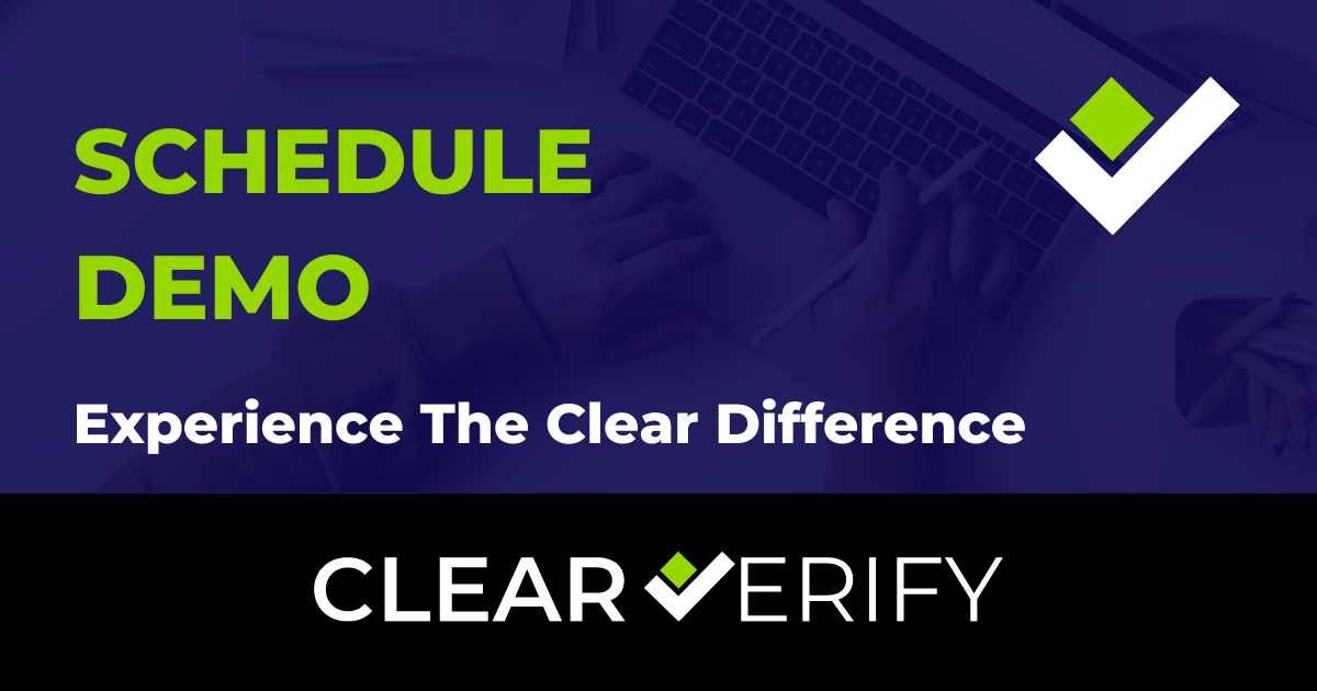 Schedule A Call With The Clear Verify Team