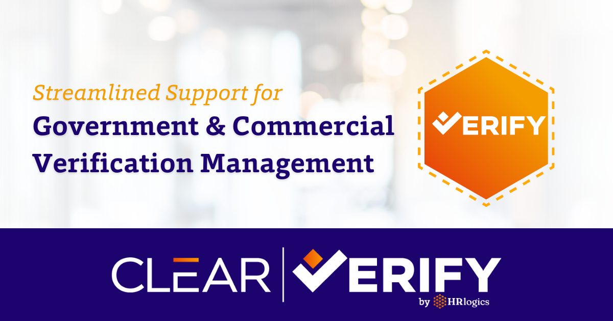 Government & Commercial Verifiers | HRlogics | Clear Verify