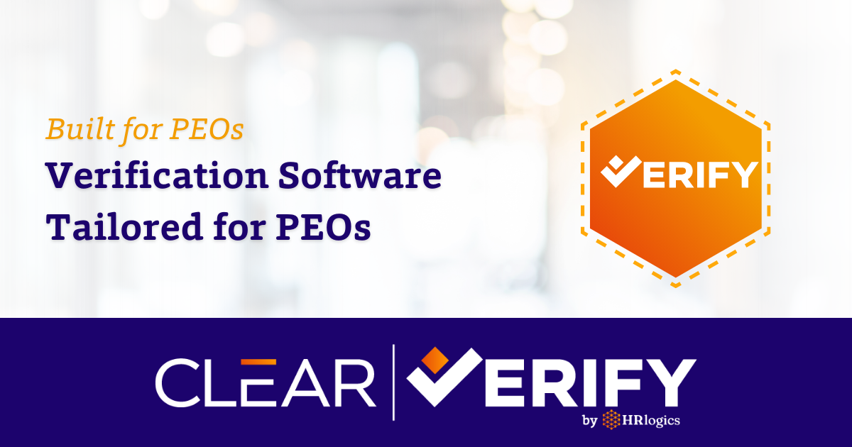 Verification Software for PEOs | HRlogics | Clear Verify