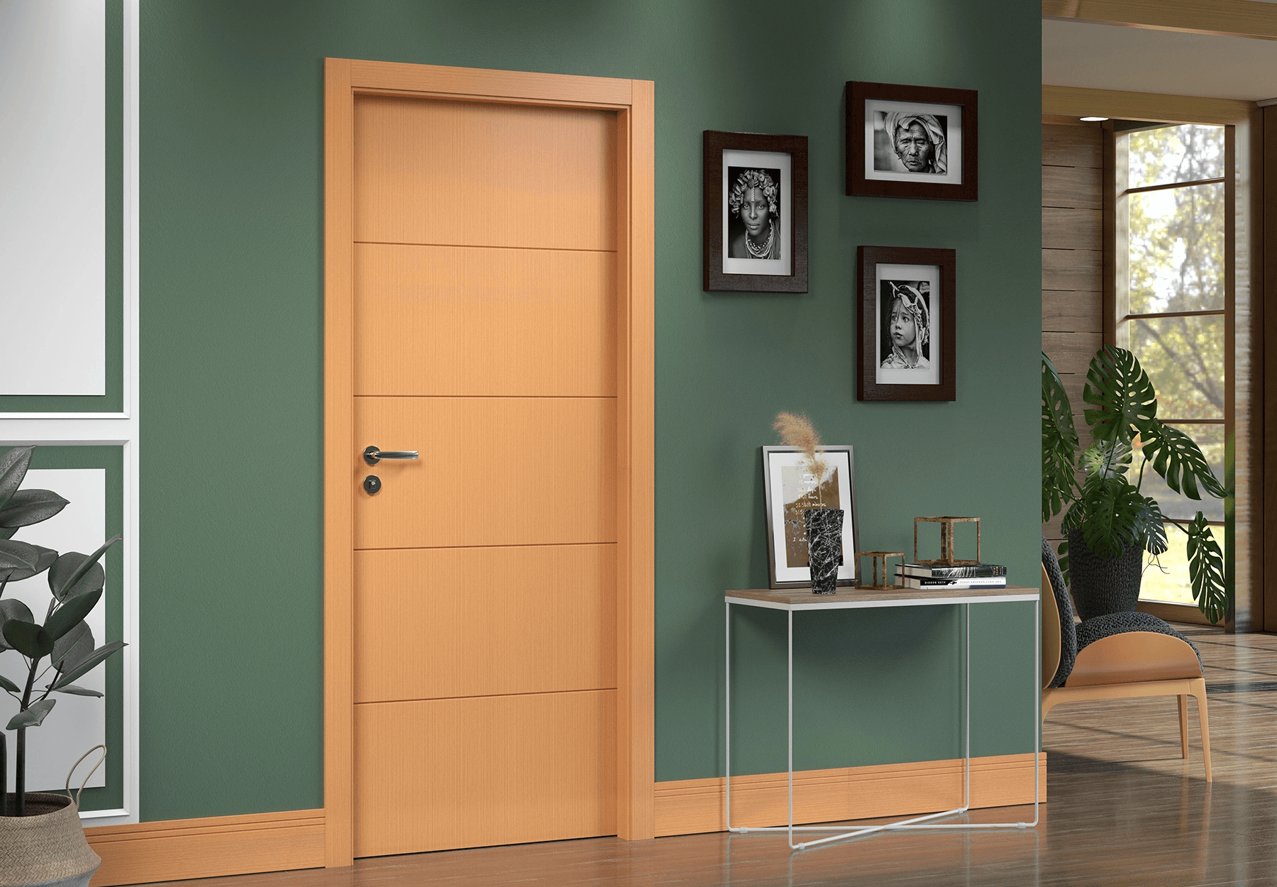 Branex - Kit Porta Pronta de Madeira