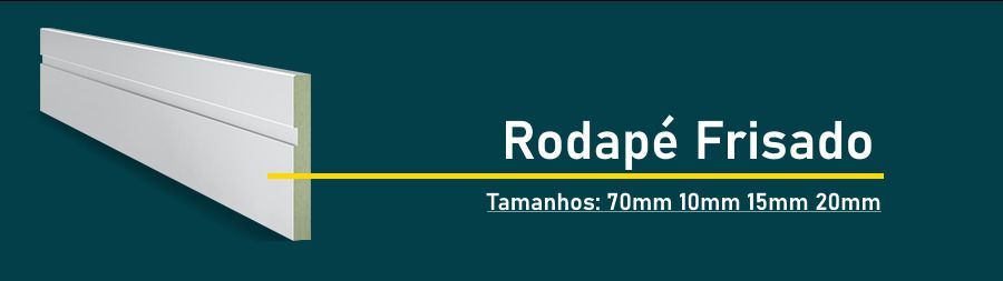 Rodapés de MDF | Branex Portas | RJ