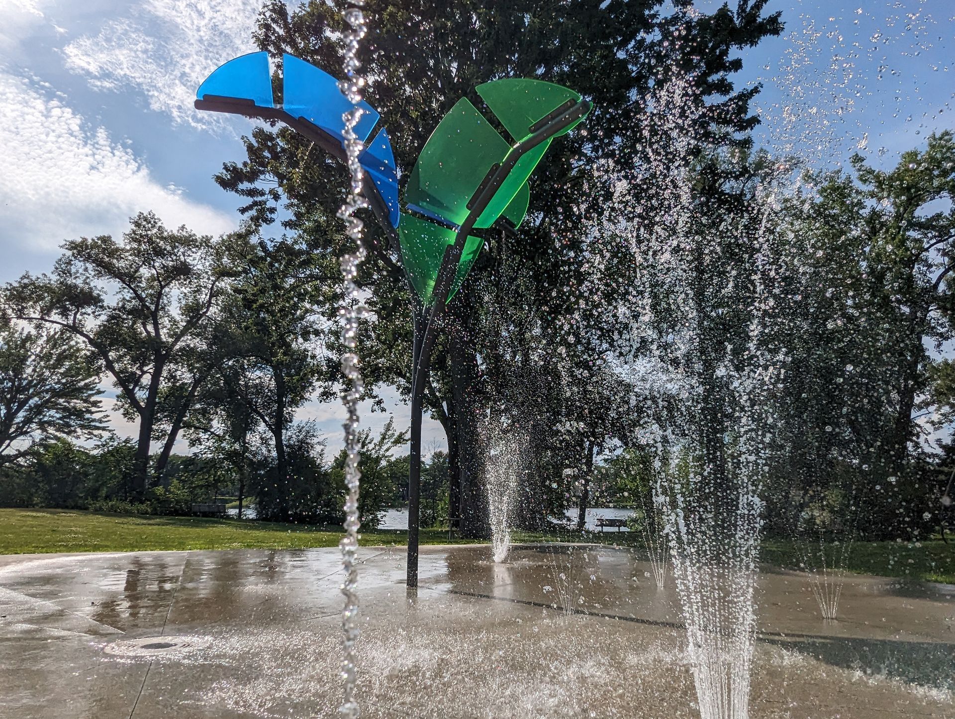 Ouverture des jeux d'eau