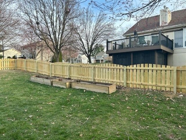 Treated Wood Space Picket