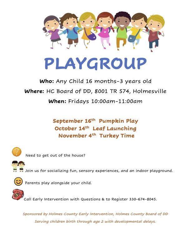 Playgroup | HCBDD | Holmes County, Ohio