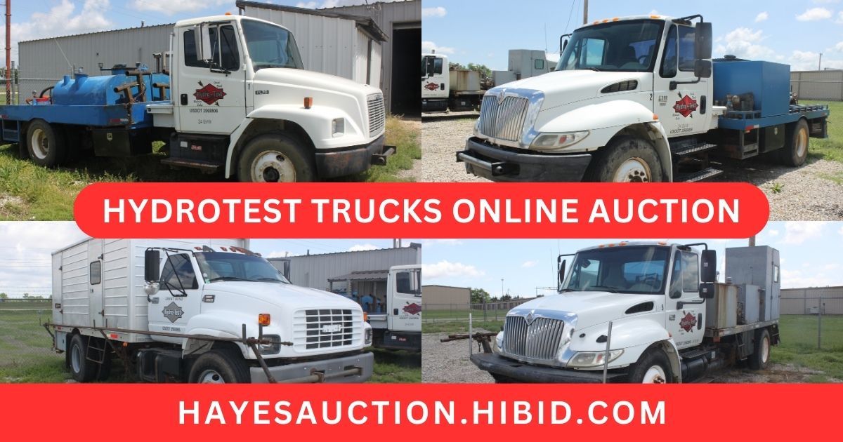 Hydro Test Truck Auction | Hayes Auction | Ponca City