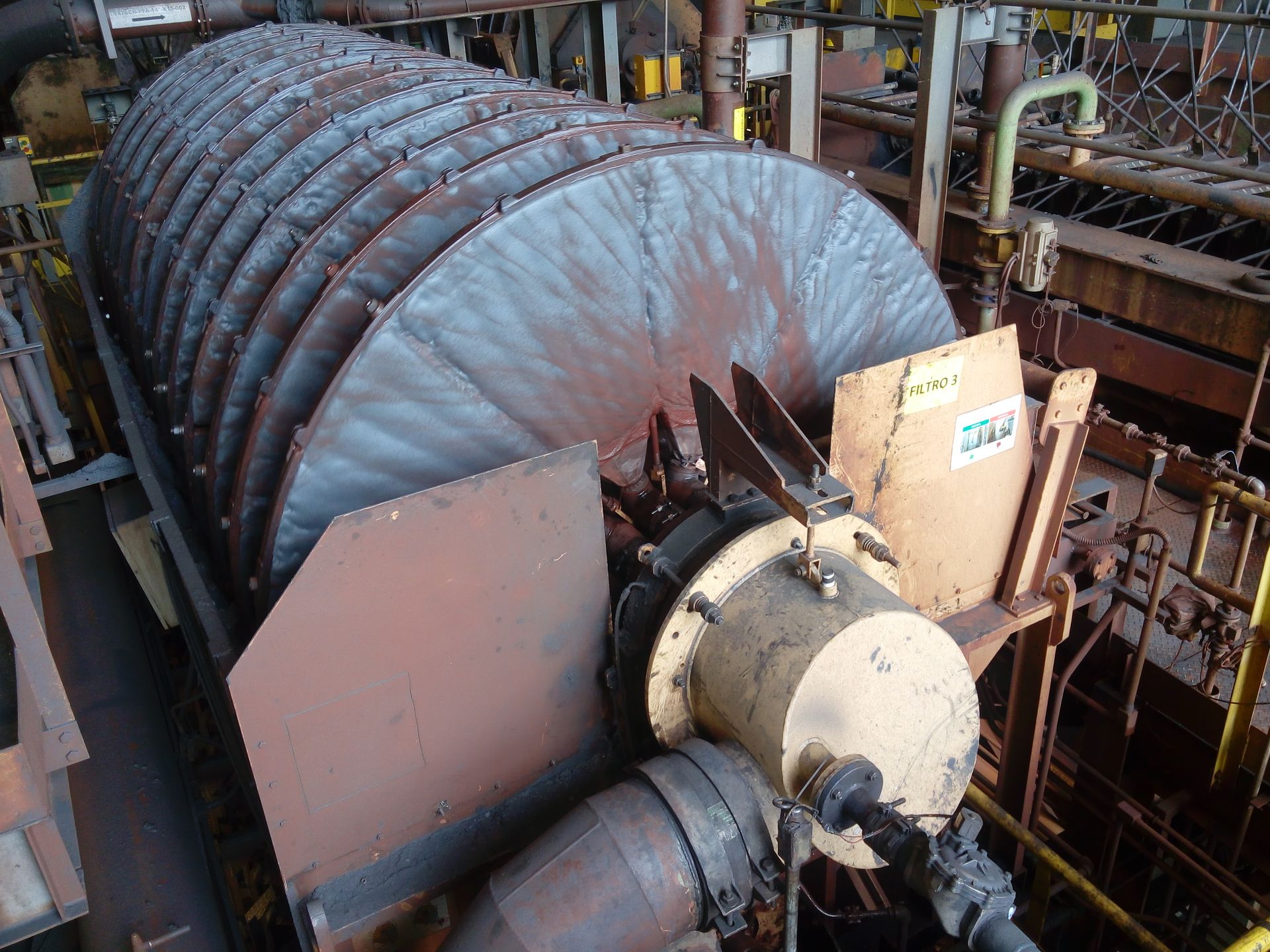 Filtragem de disco a vácuo para minério de ferro | Brasfelt